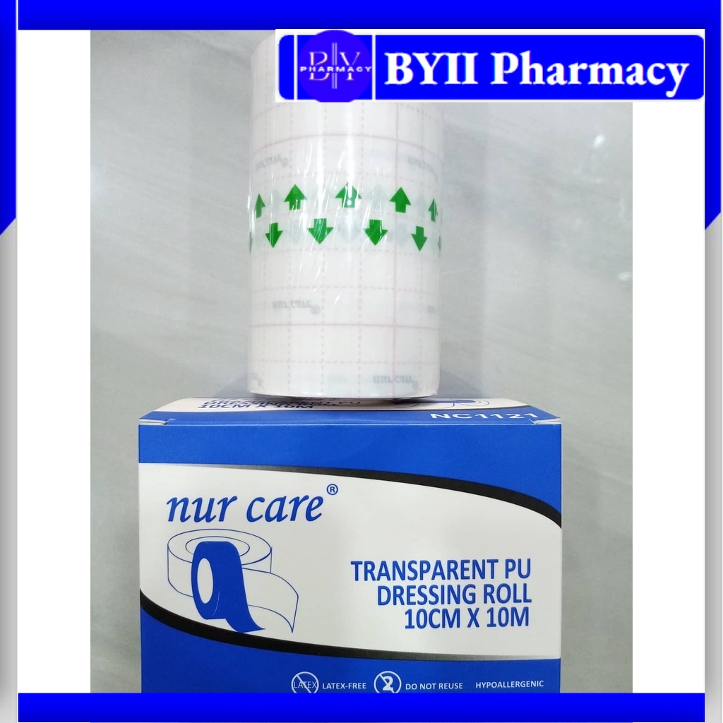 TRANSPARENT PU FILM DRESSING ROLL 10CM X 10M | Shopee Malaysia