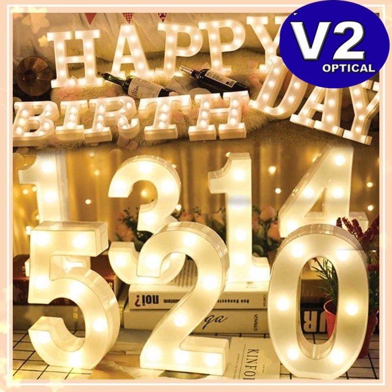 Alphabet Light Mini 3D LED DIY English Letter Light Photo Propose Party ...