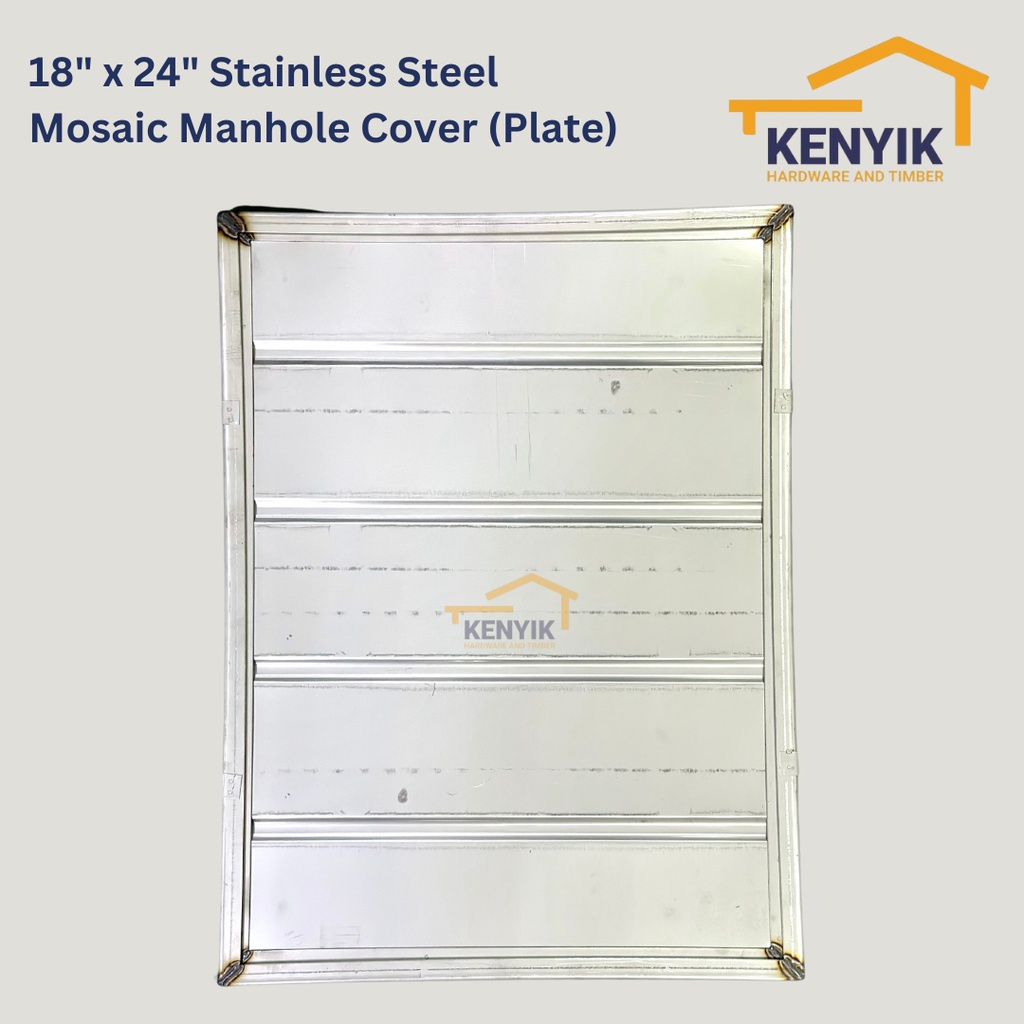Stainless Steel 18" x 24" Mosaic Manhole Cover (Plate) | Shopee Malaysia