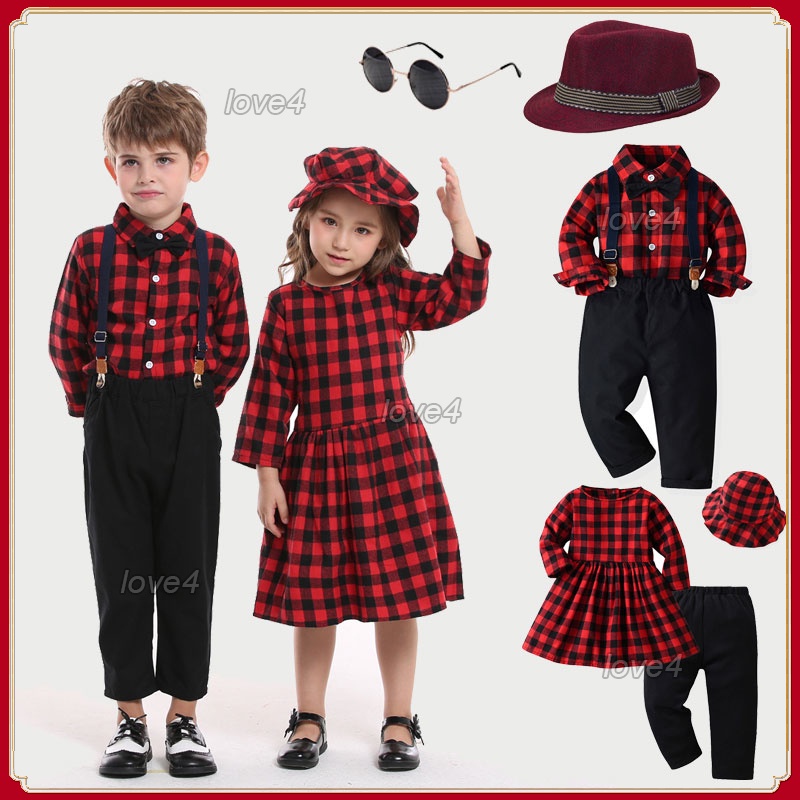 Toddler Baby Boy Christmas Outfit Brother and Sister Matching Clothes ...
