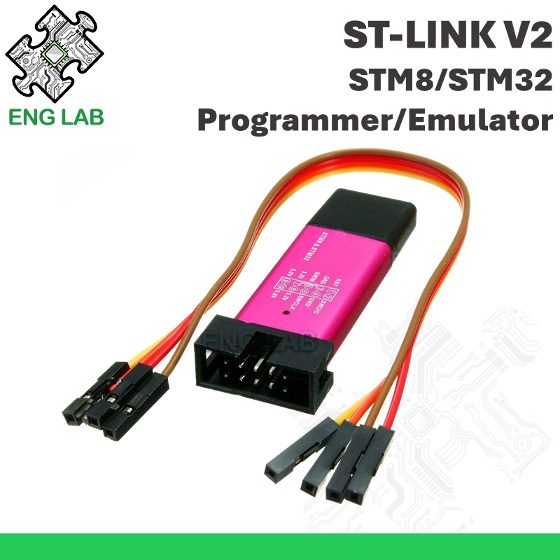 ENGLAB★ ST-Link STLINK V2 Programmer, Emulator For STM8/STM32, ST-Link ...