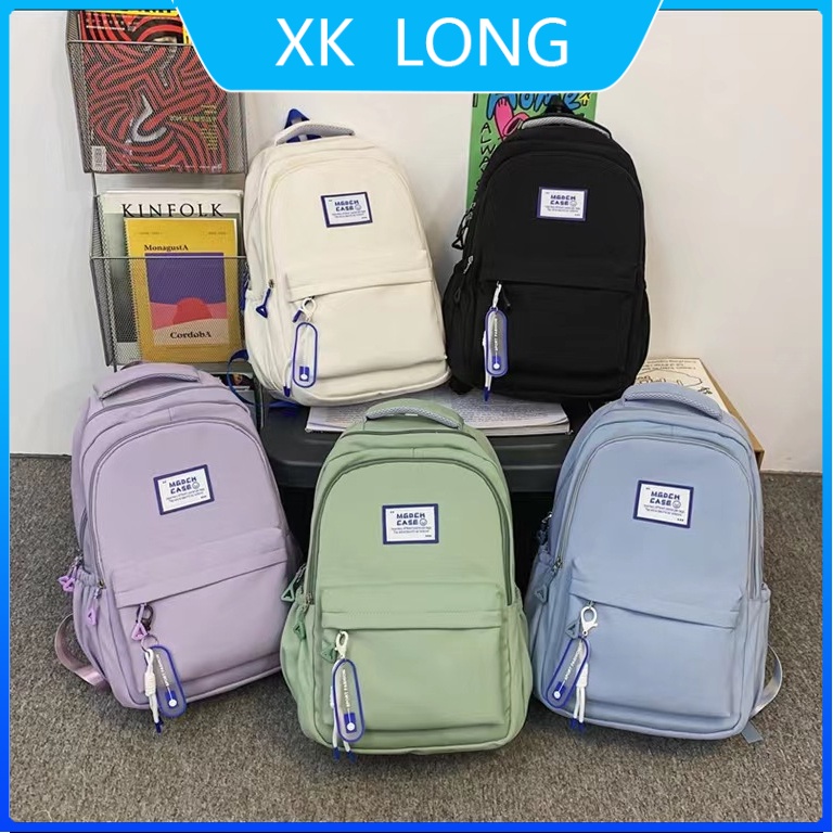 School bag korean bagpack student bag large capacity travel bag school ...