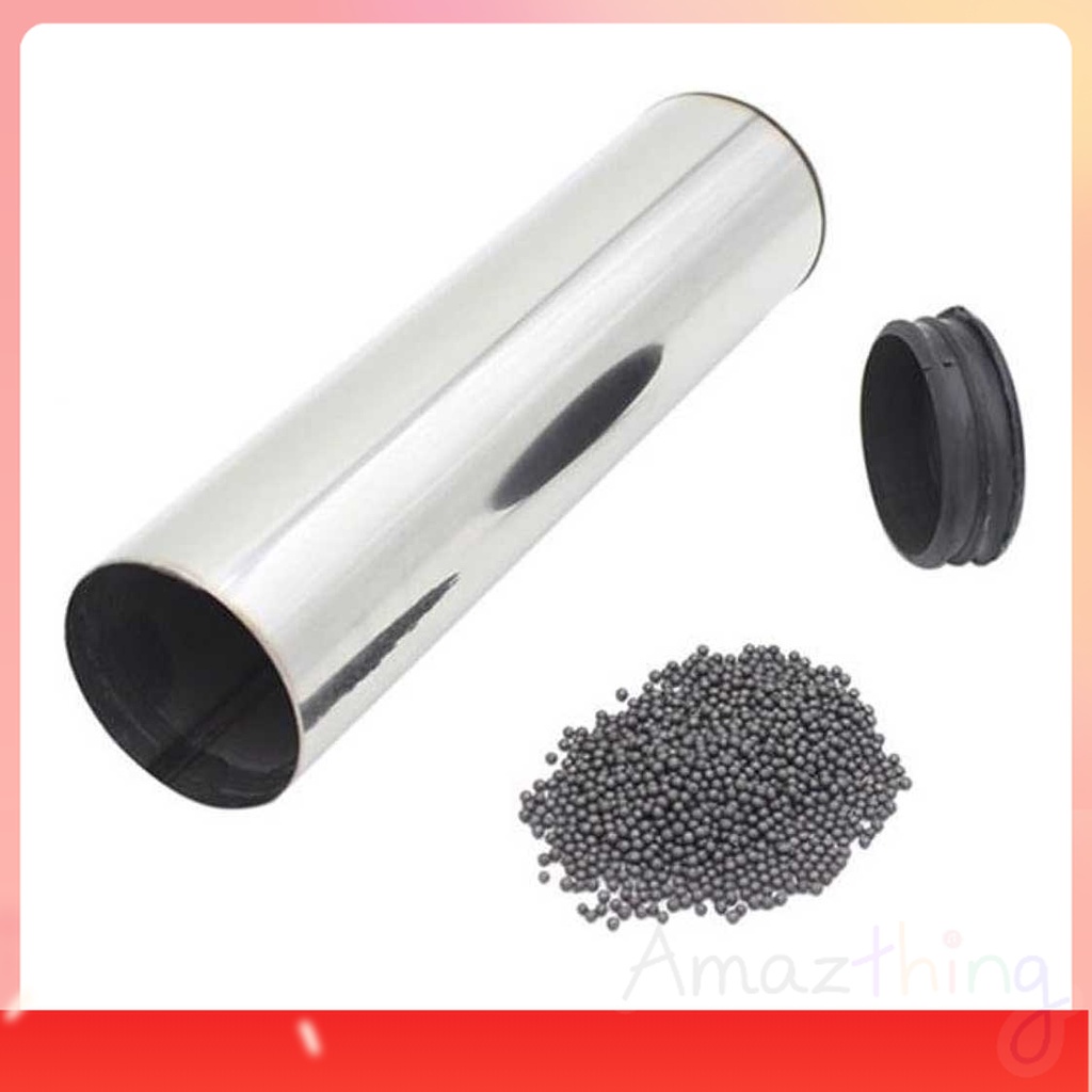Amazthing Metal Shaker | Stainless Steel Cylinder Sand Shaker ...