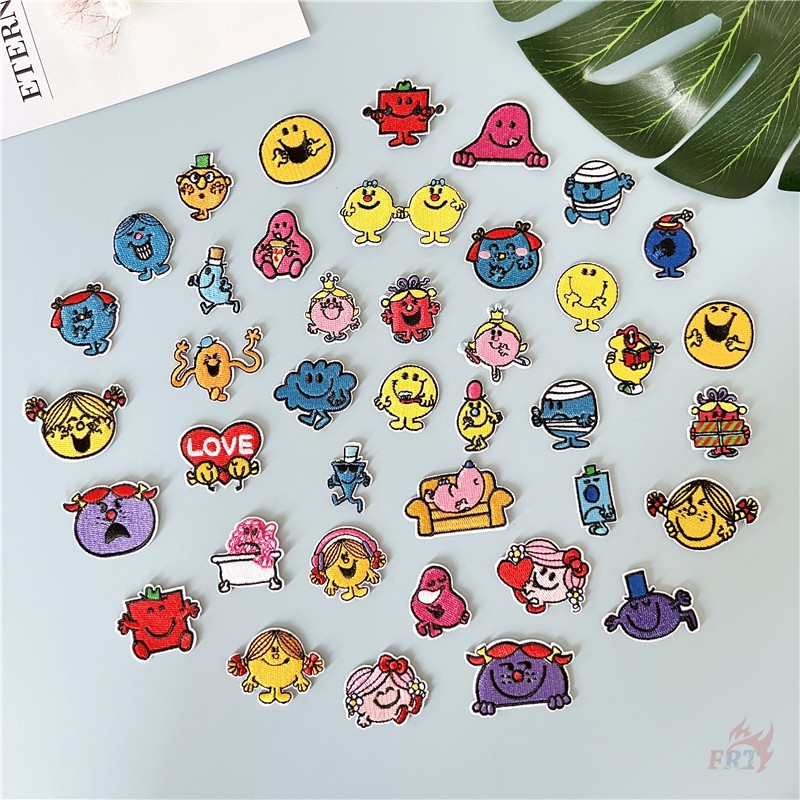 ♥ Q Mr. Men and Little Miss Iron-On Patch ♥ 1Pc DIY Sew on Iron on Badges Patches | Shopee Malaysia