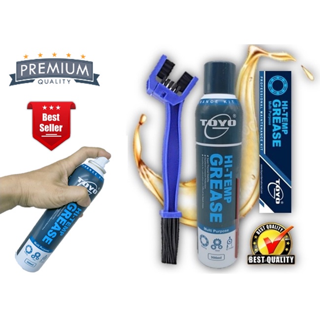 TOYO FUJI SPRAY GREASE 300 ML 400 ML FOC CHAIN BRUSH | Shopee Malaysia