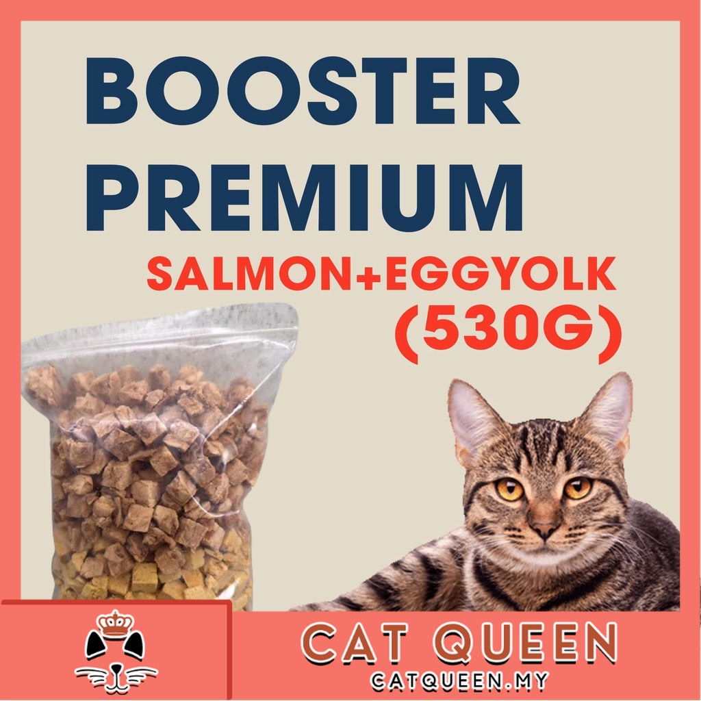 【530g】 Booster Premium [ Salmon + Egg Yolk ] | Shopee Malaysia