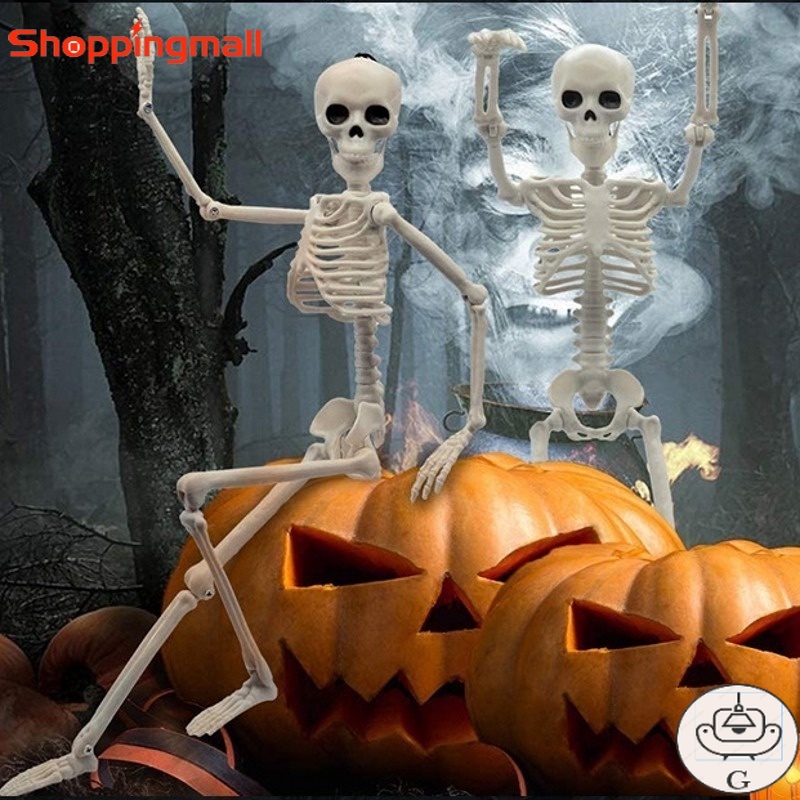 GS Halloween Costume Horror Realistic Plastic Skeleton Model/ DIY ...