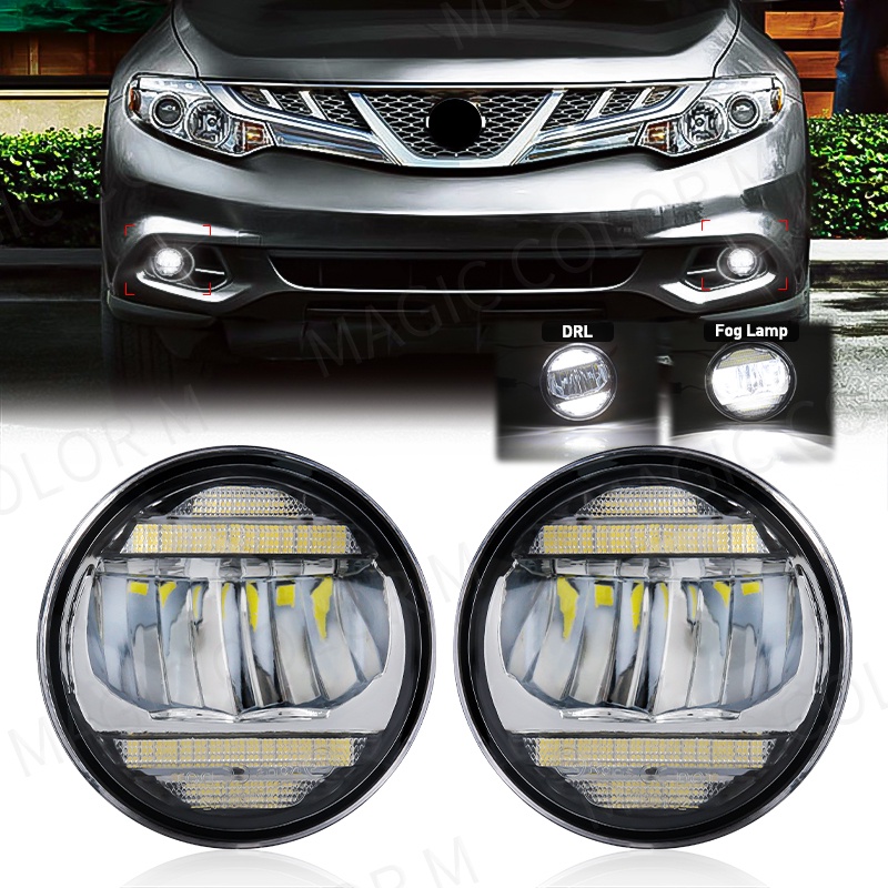 For Nissan Tiida X-Trail Patrol Cube Vampira NV200 LED Fog Lamp ...