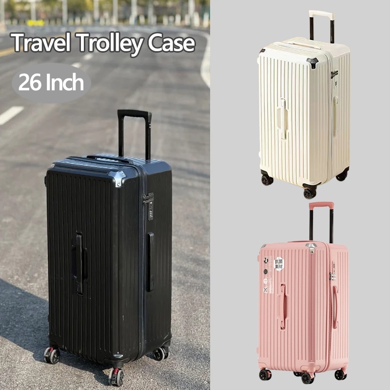 26 Inch Suitcase Ultra Light Large Capacity Trolley Case Suitcase ...