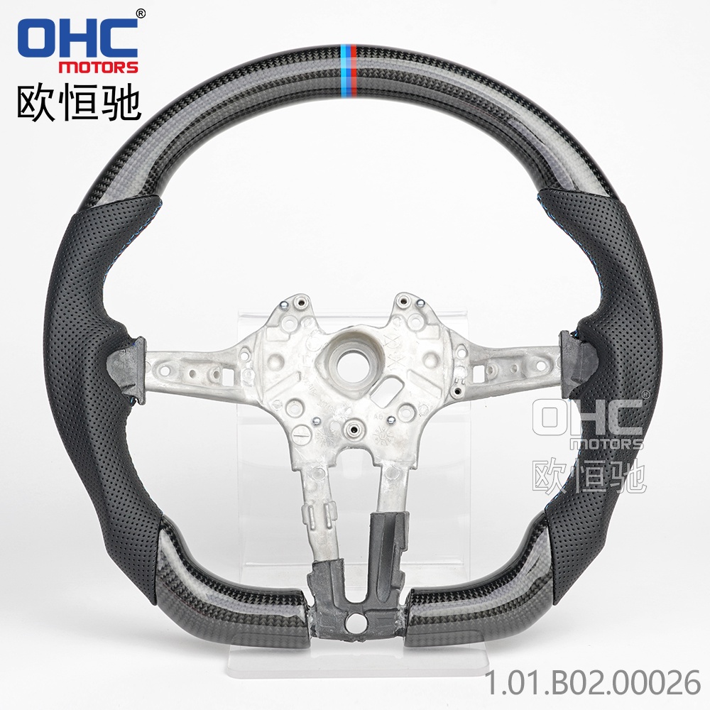 BMW LED Carbon Fiber Steering Wheel Assembly For F Chassis 3 Series 5 ...