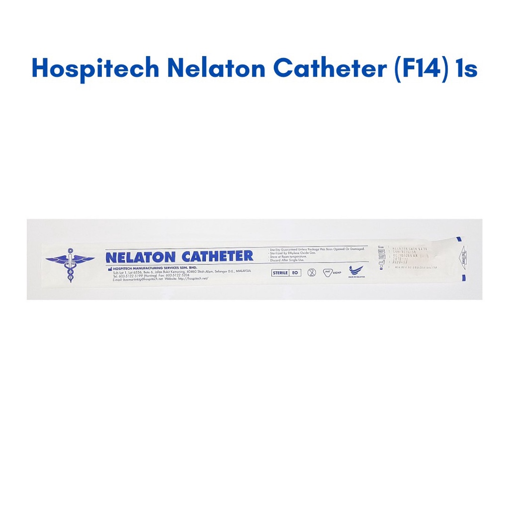 Hospitech Nelaton Catheter F14 1s | Shopee Malaysia