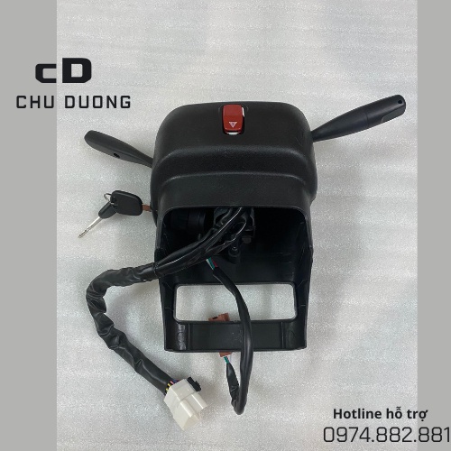 Steering wheel control switch with electric lock and starter for 4 ...