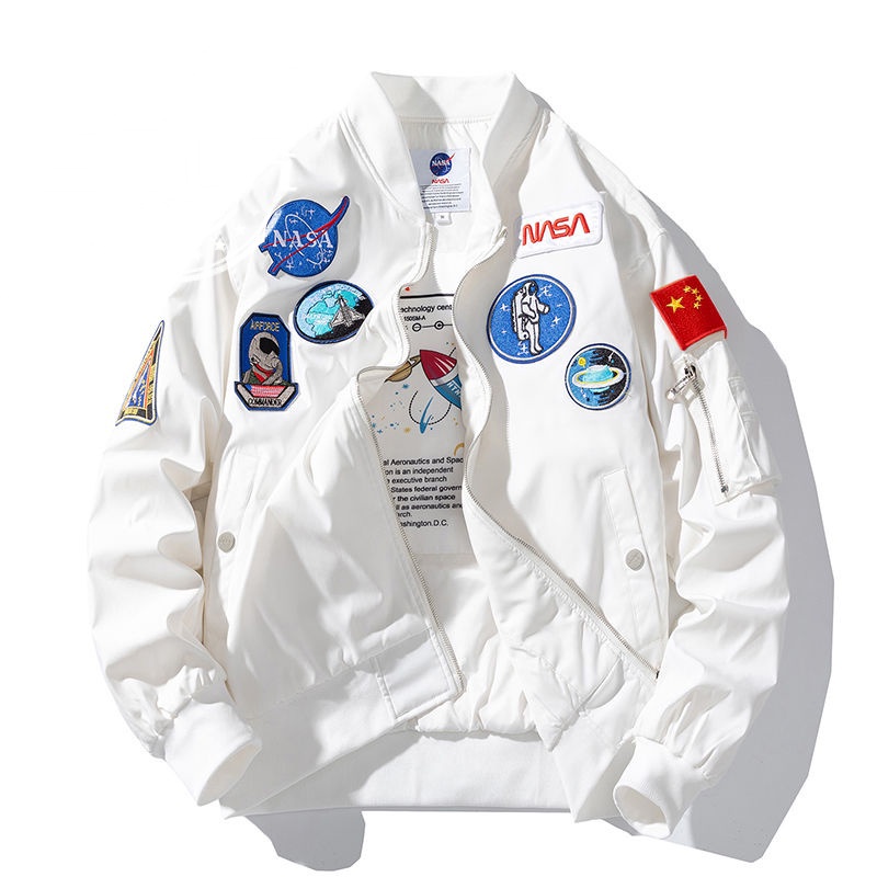 Nasa Astronaut Joint Jacket Pilot Male Couple Tide Brand Spring And ...