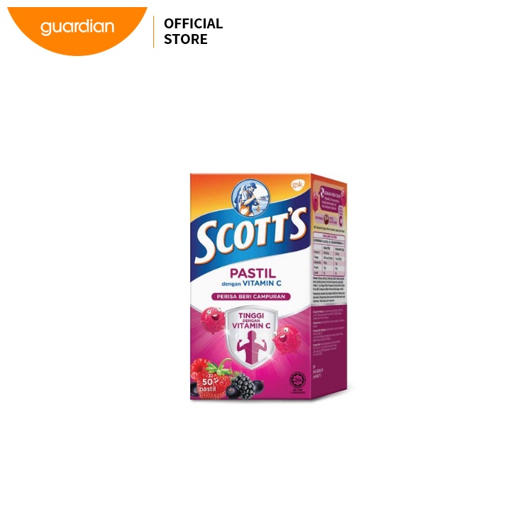 Scott's Vitamin C 30mg Berry Pastille 50s | Shopee Malaysia