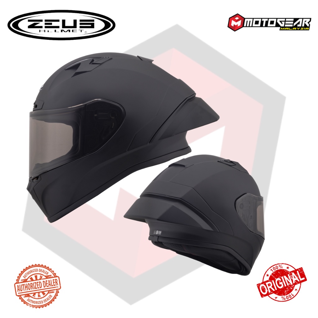 ZEUS ZS-826 MATT BLACK (COMES WITH MERCHANDISE) | Shopee Malaysia