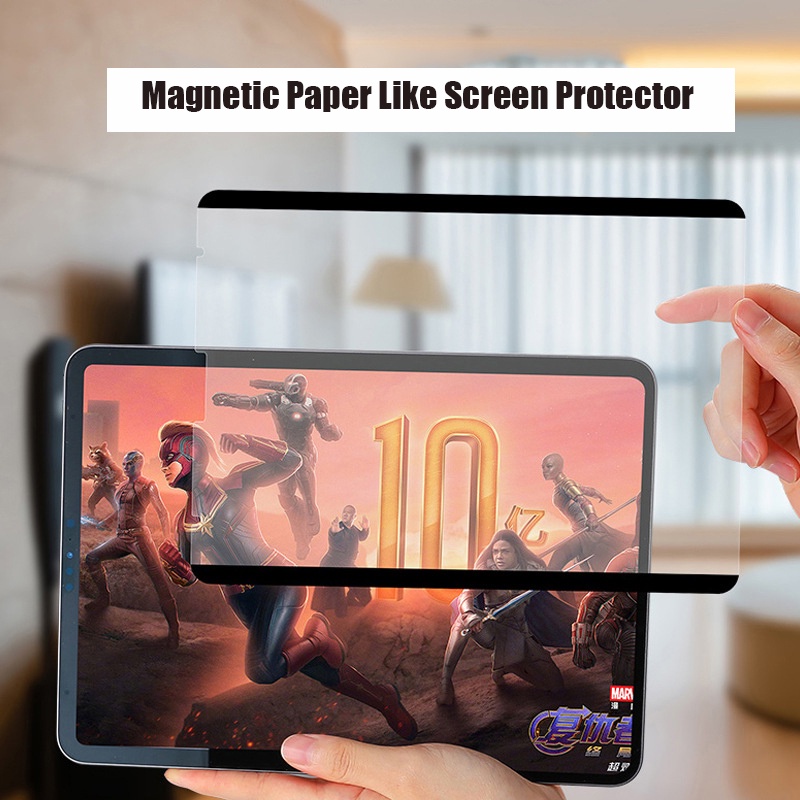Magnetic Paper Like Film For Samsung Galaxy Tab S10 FE+ 13.1" S10 FE 10 ...