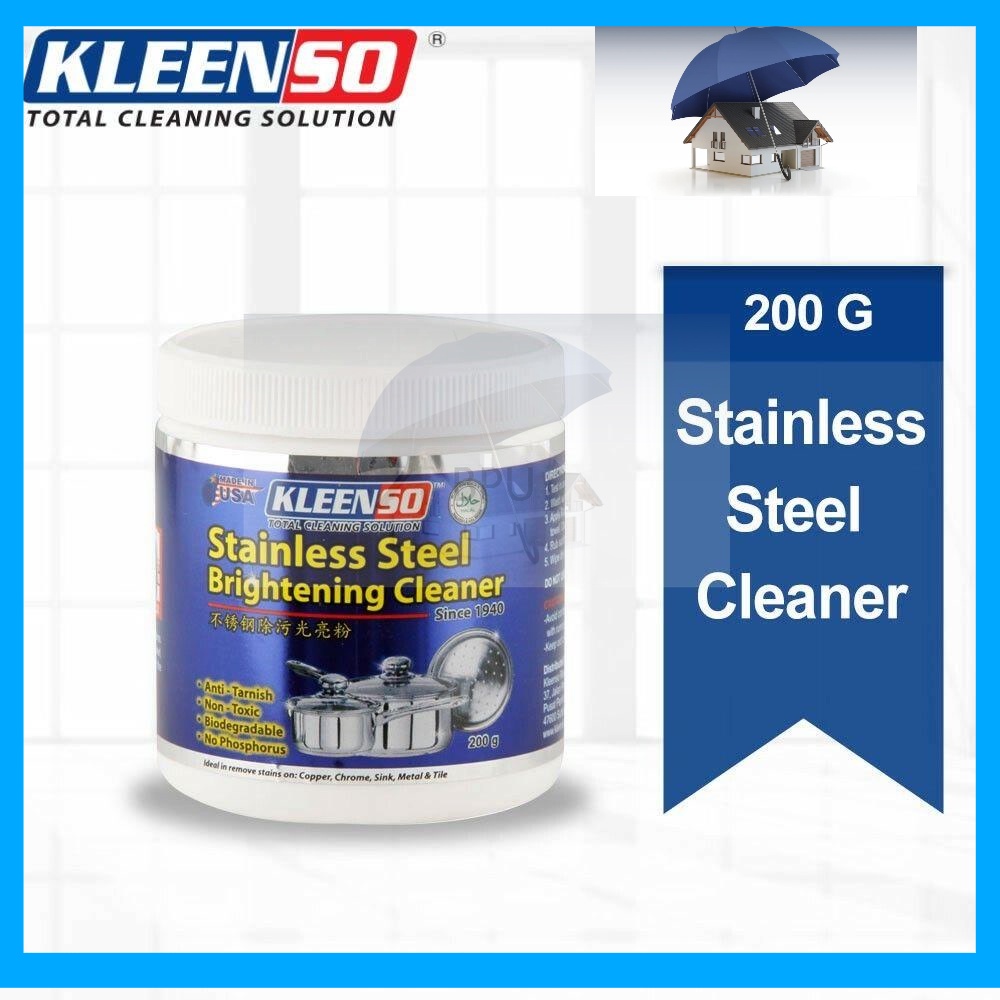 KLEENSO Stainless Steel Brightening Cleaner (200g) | Shopee Malaysia
