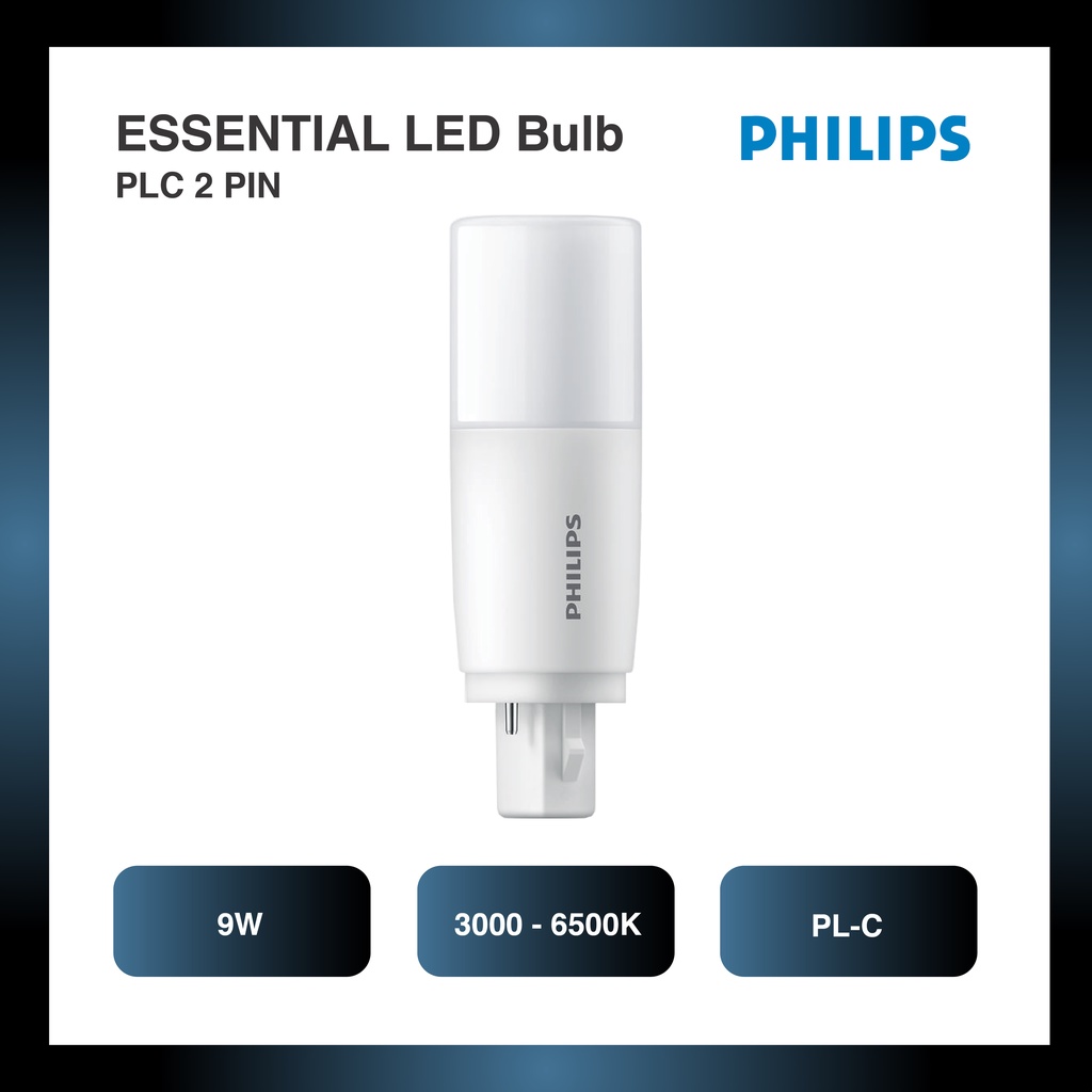 PHILIPS LED PLC 2 Pin G24D Bulb 9W | Shopee Malaysia