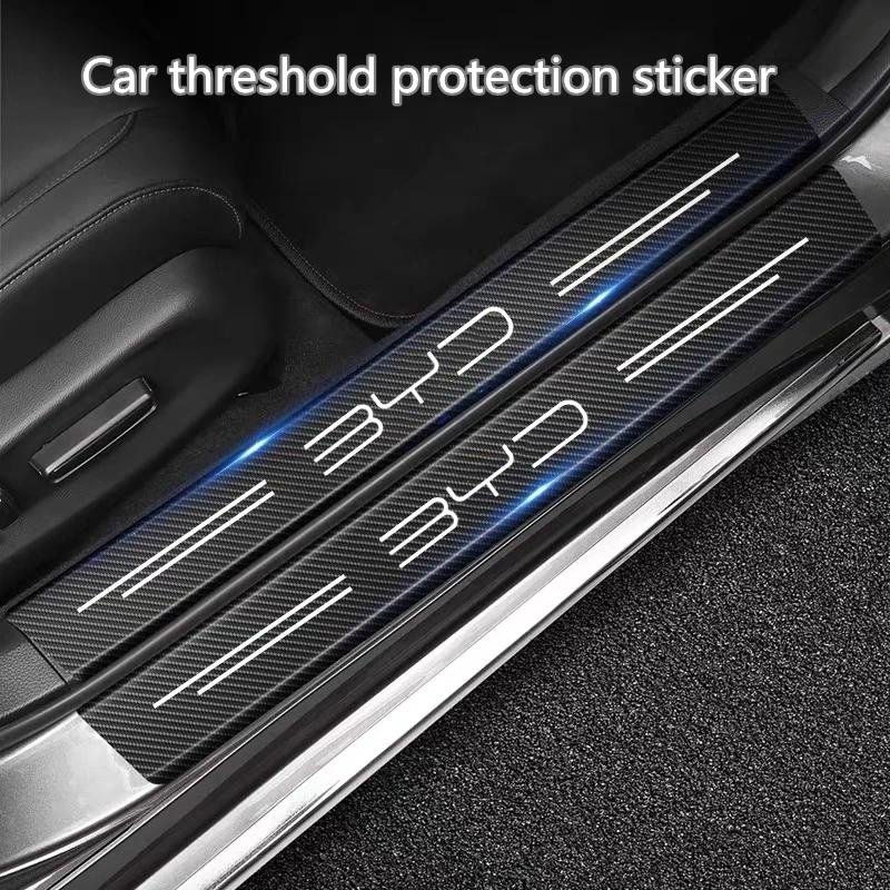 Carbon Fiber Car Door Threshold Anti-Scratch BYD Atto 3/BYD SEAL/BYD ...