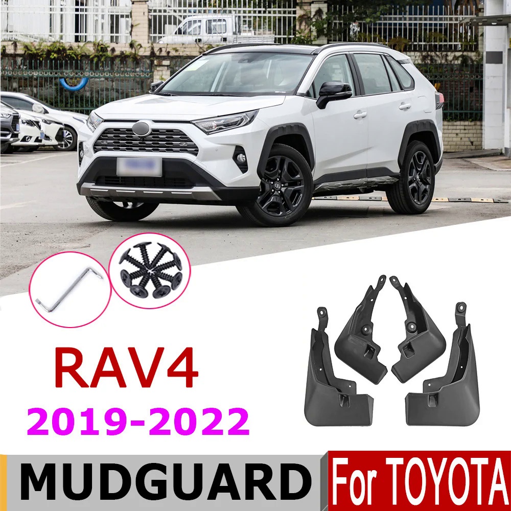 Car Over Fender Mud Flaps For Toyota Rav4 2022 Accessories Rav 4 2022 ...