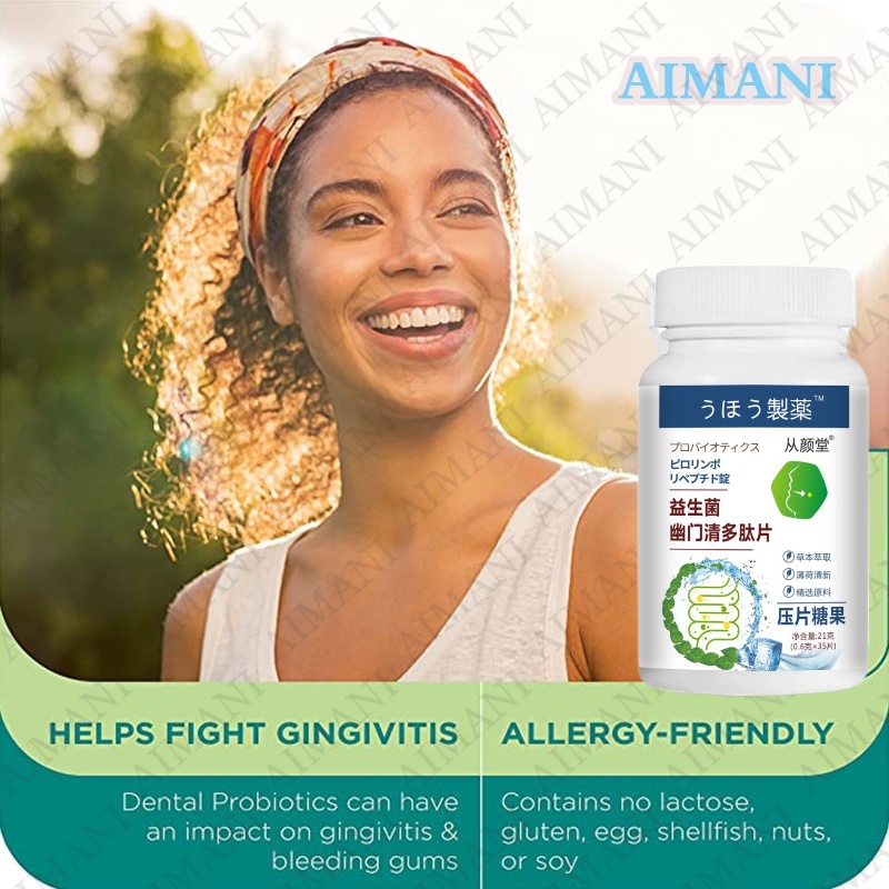 Oral Probiotic Chewable Tablets Improve Mouth Disease Throat Discomfort ...
