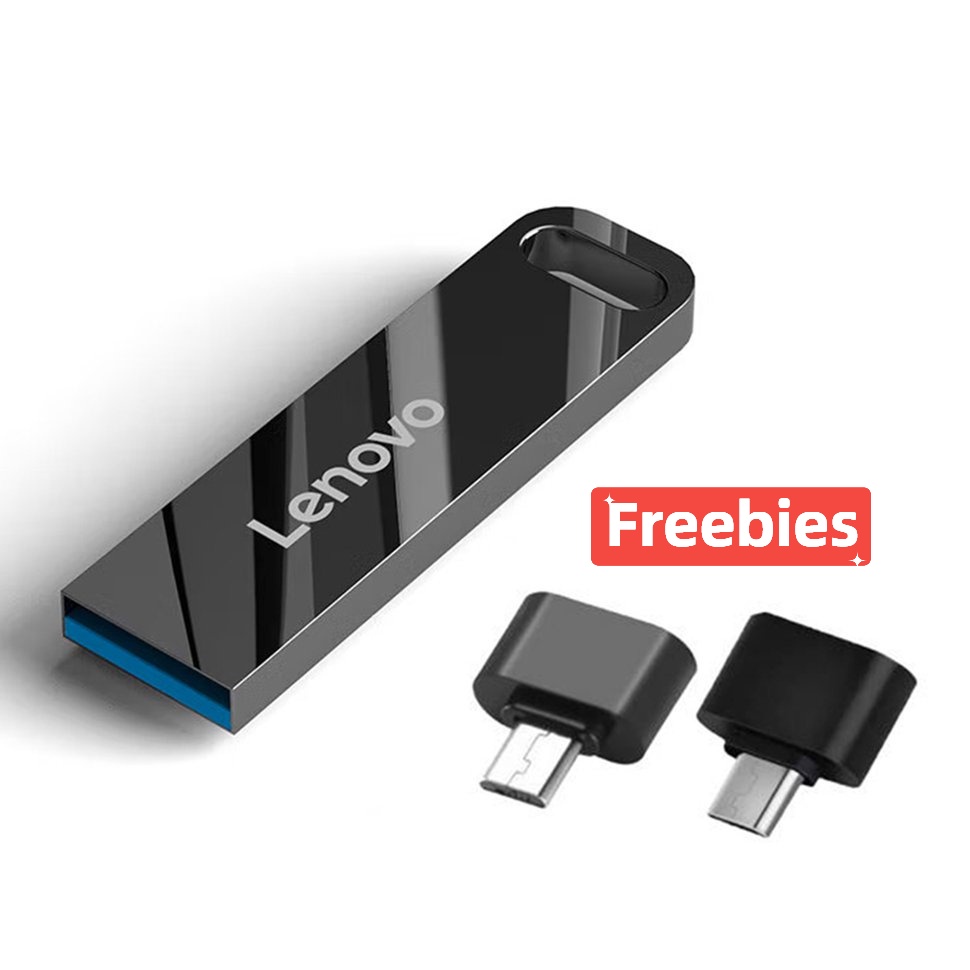 Lenovo Pendrive 1GB 2GB 4GB 8GB 16GB 32GB 64GB 128GB 1TB 2TB USB Flash Drive with Freebies OTG ...