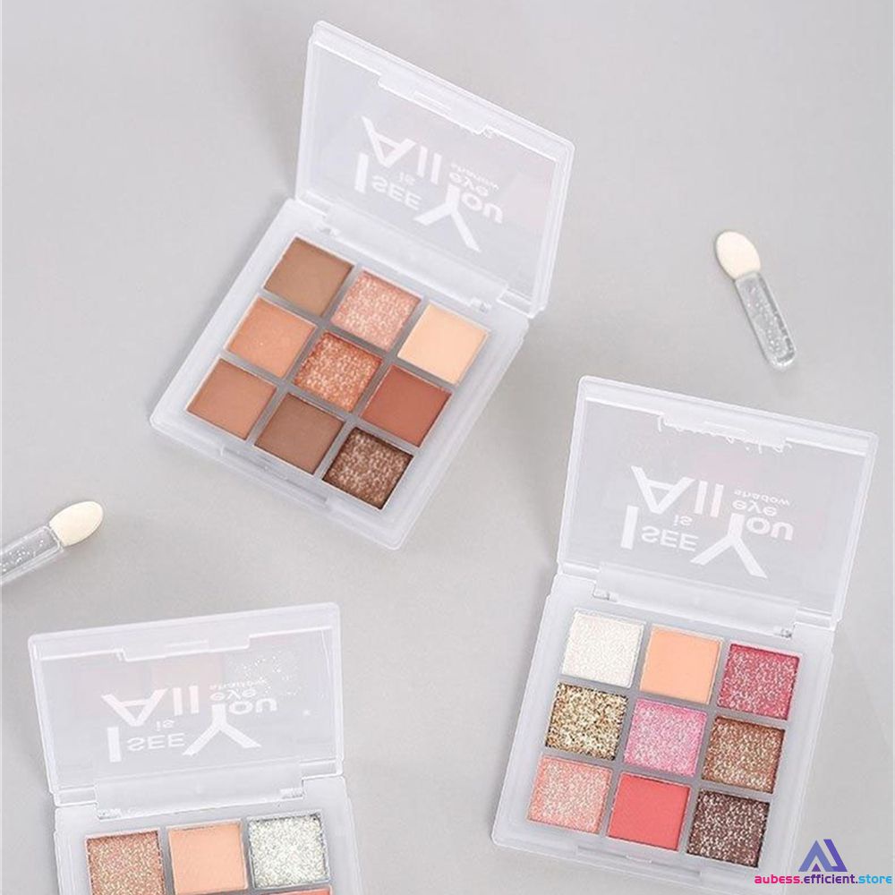 Lameila 9 Colour Matte & Glitter Makeup Eyeshadow Palette Shimmering ...
