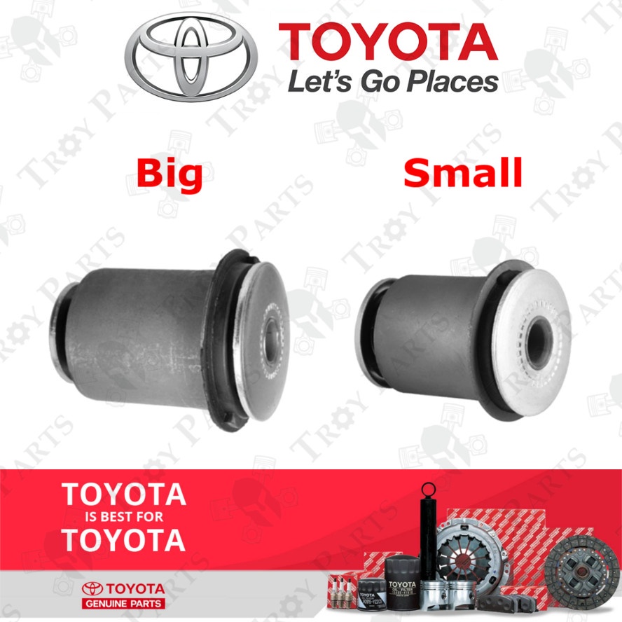 (1pc) Original Toyota Front Lower Control Arm Bush ( Big / Small ) for ...