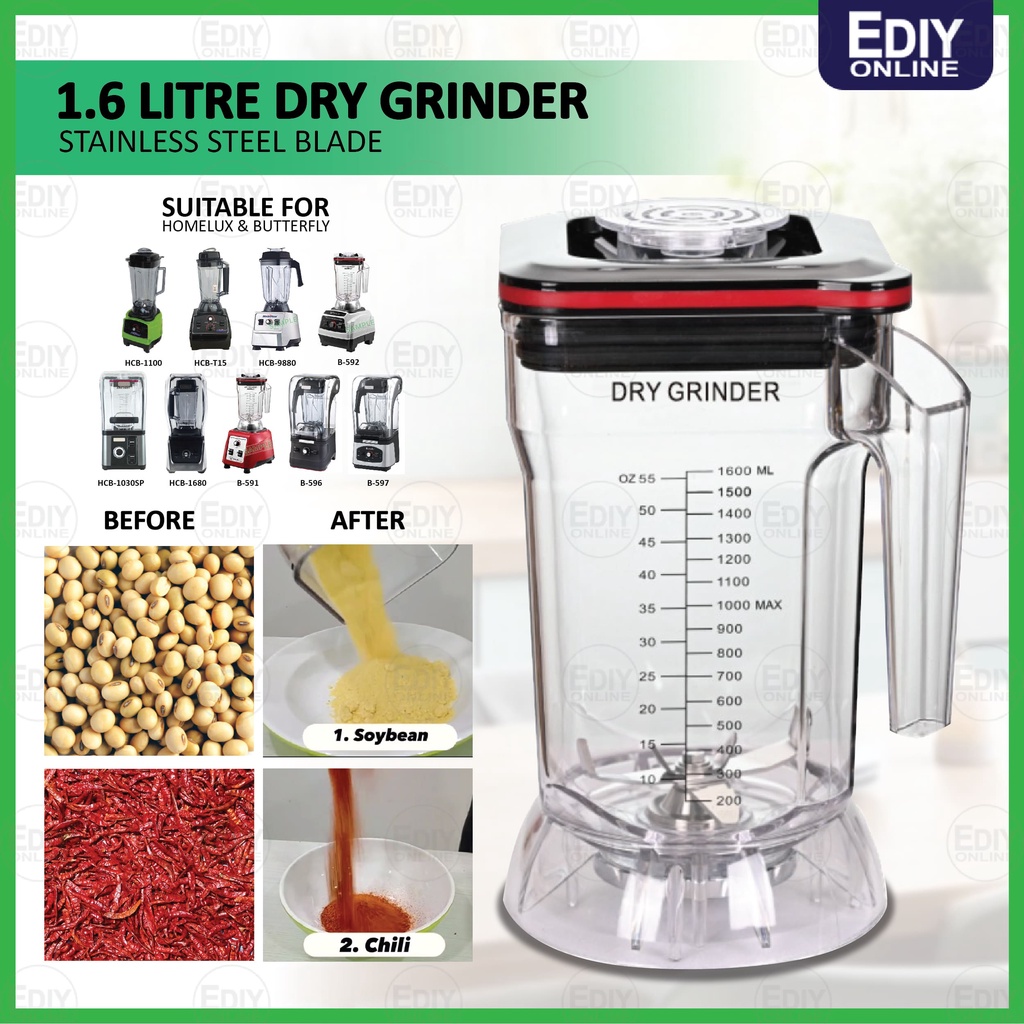 COMMERCIAL DRY MILL CHOPPER GRINDER BLENDER JUG B-592 B-591 B-596 ...
