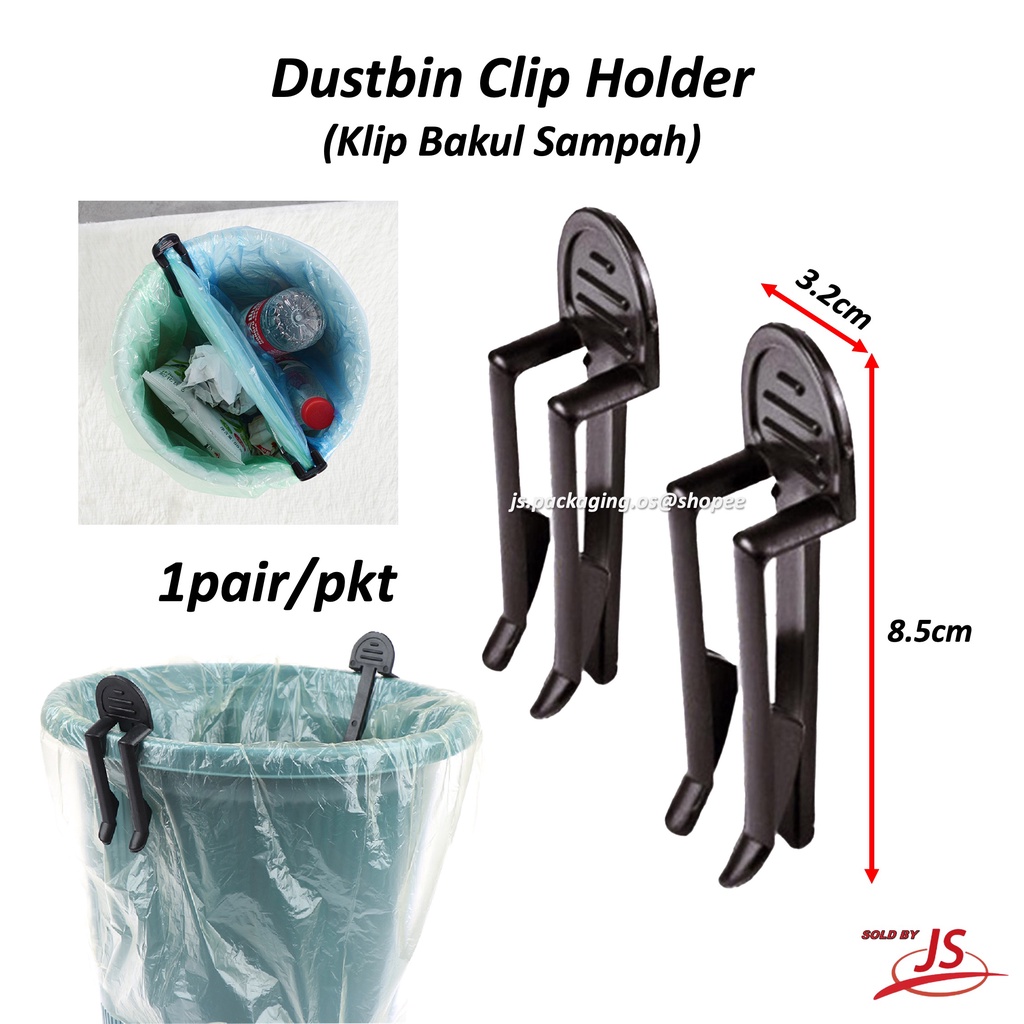 Clip Holder Dustbin Garbage Plastic Lock Non Slip Clamp Klip Plastik ...