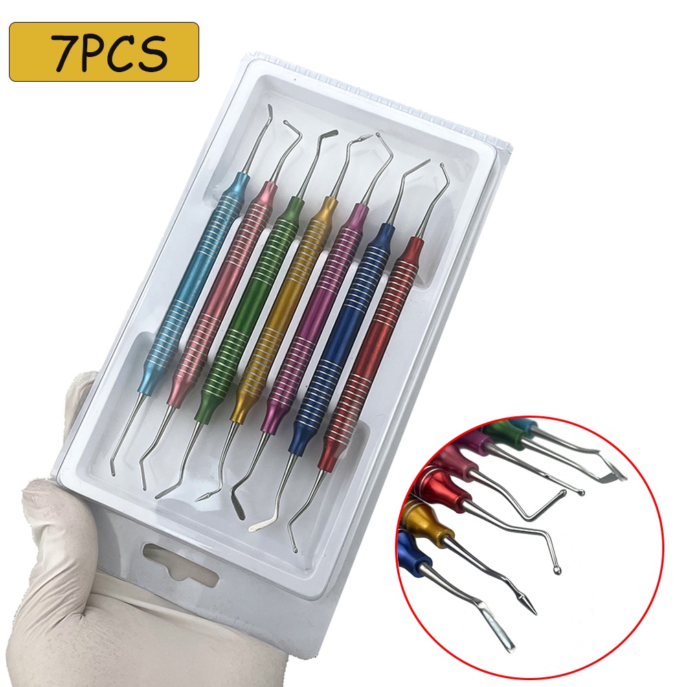 7Pcs Dental Composite Resin Filling Restorative Instrument Filler Set ...