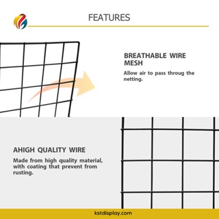 Netting Black And White / Multipurpose Metal Netting Display / Jaring ...
