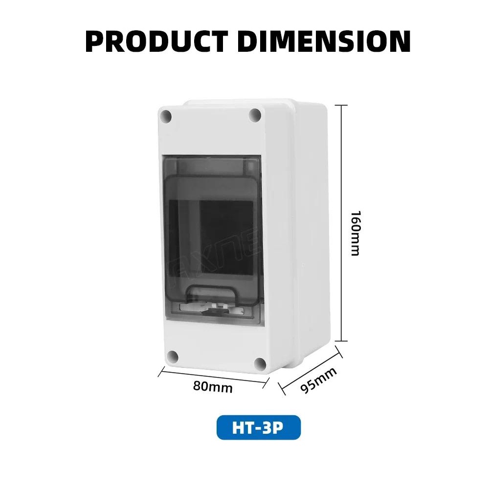 IP65 Waterproof Electric Distribution Box AC DC Solar Circuit Breaker ...