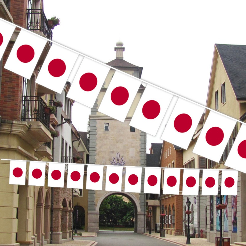 Japan Flag String Banner Japanese Hanging Bunting | Shopee Malaysia
