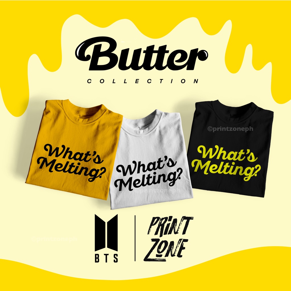 BUTTER WHAT'S MELTING BTS FANDOM SHIRT | BTS MERCH | BTS ARMY | KPOP ...