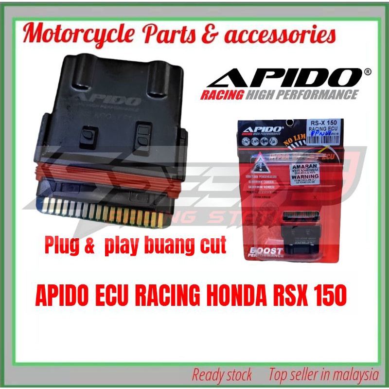 apido racing ecu RSX150 RSX PNP SAJA BUANG CUT OFF | Shopee Malaysia