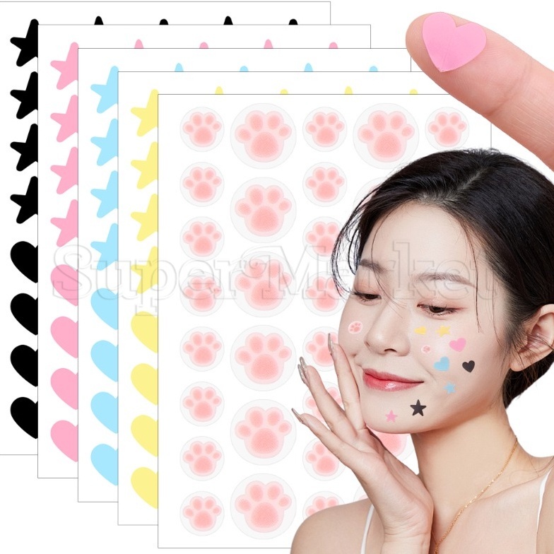 Beauty Acne Tool for Women - Pentagram Breathable Spot Stickers - Mini ...