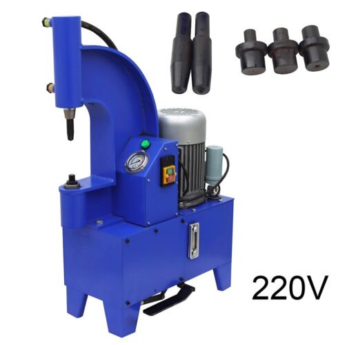 Vertical Electric Hydraulic rivet machine Pedal Operated Auto Feed Rivet Machine | Shopee Malaysia