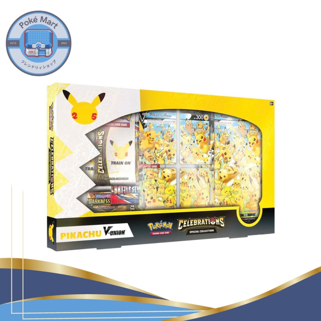 Pokémon TCG: Celebrations Special Collection (Pikachu V-UNION) | Shopee ...