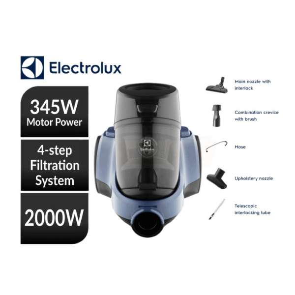 ELECTROLUX EC41-2DB BAGLESS CANISTER 2000W | Shopee Malaysia