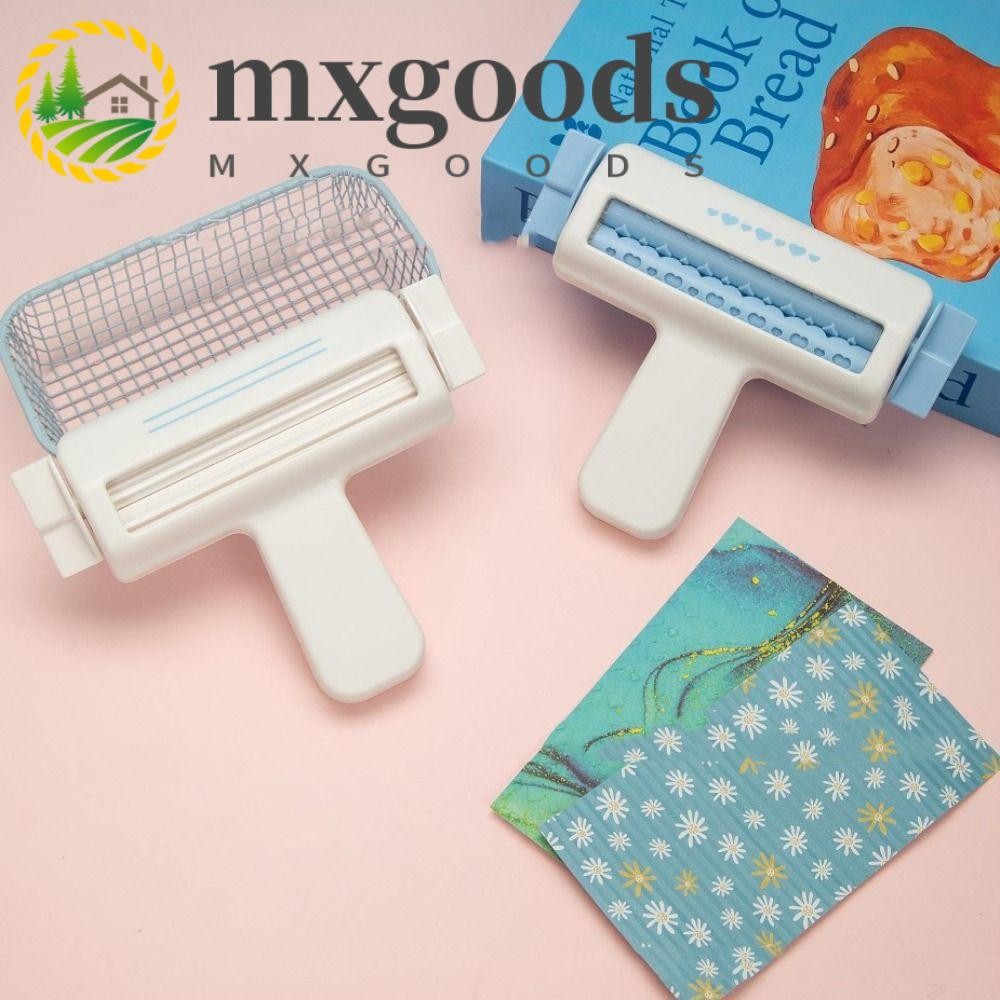 MXGOODS Paper Crimper|Labor-saving DIY Gift Wrapping Paper Roll, Creative Embossing Large size ...
