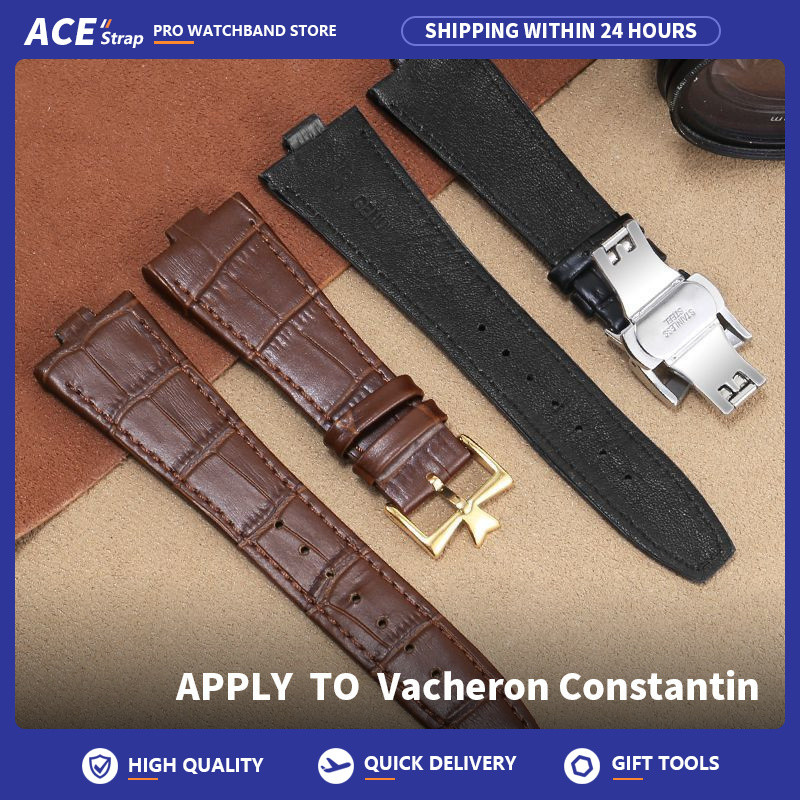 Apply To Vacheron Constantin VC45 Series Watch Leather Strap 8mm For ...