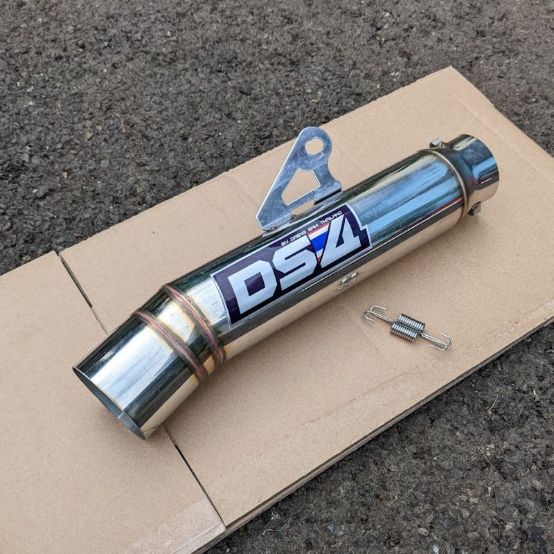 RS Ds4 Canister pipe exhaust tube type 51mm for Wave 100 110 125 ...