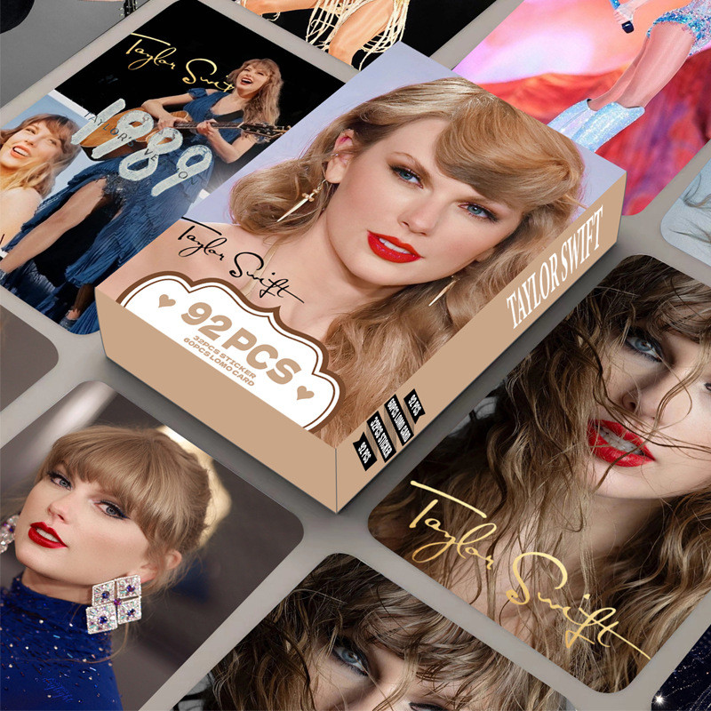 Taylor Swift Album Photocard Lomo Card 60pcs Card + 32pcs Sticker ...