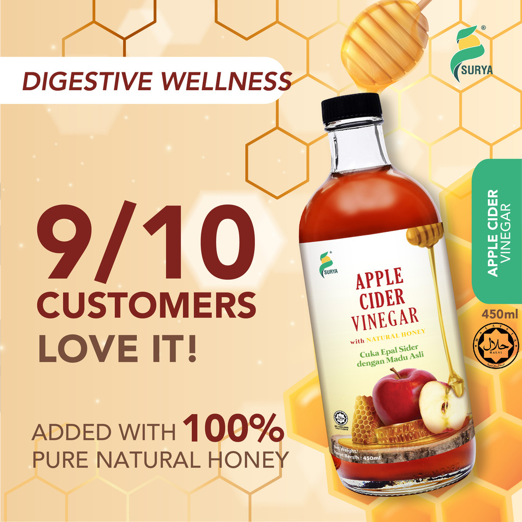 Surya Apple Cider Vinegar (450ml) | Shopee Malaysia