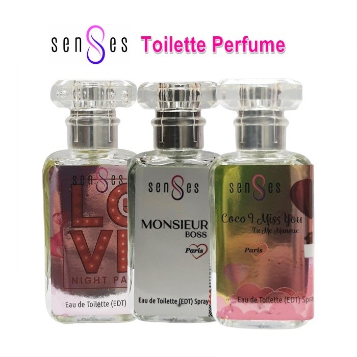 Senses -Eau De Toilette Perfume 30ml | Shopee Malaysia