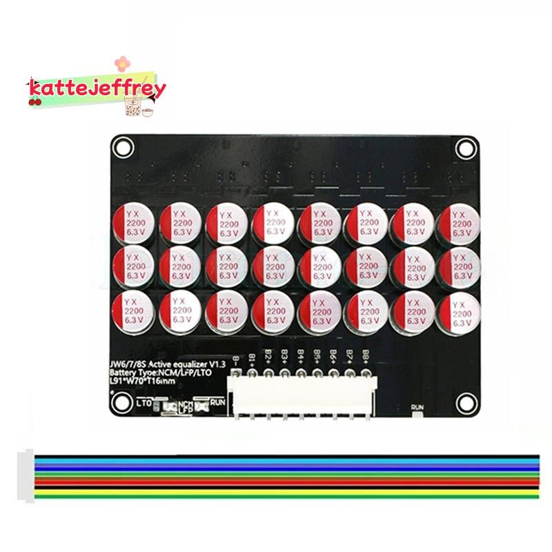 Active Equalizer Balancer 5A 6-8S Lifepo4/LTO/Lipo Battery Energy Capacitor 6-8S NCM LFP LTO ...