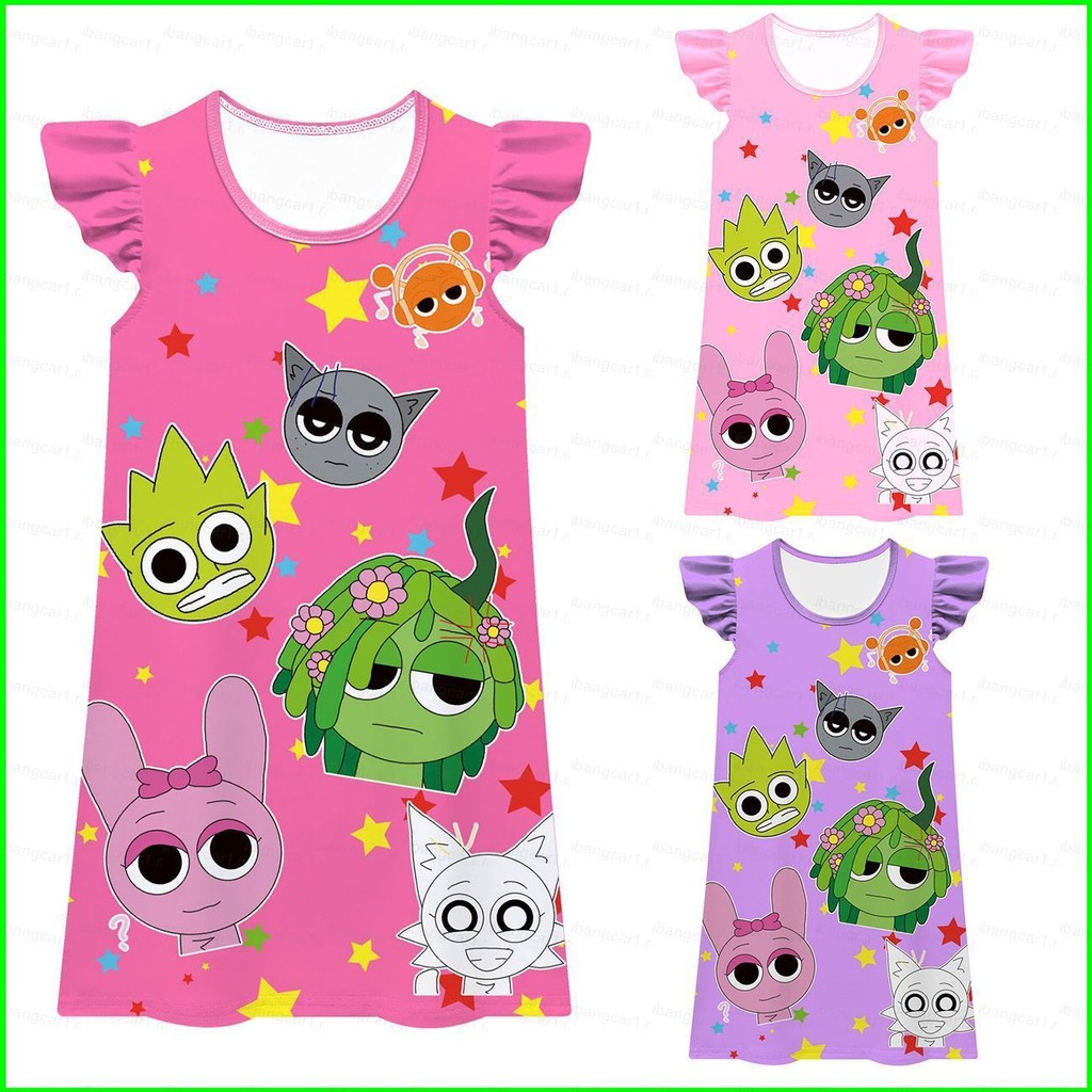 YB Incredibox Sprunki Plush cartoon cute dress cosplay colth for kids ...