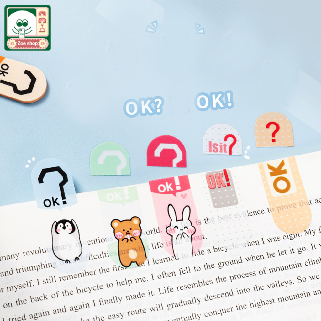 Tag Index Stickers Translucent 100/Sheets Fancy Sticky Classification ...