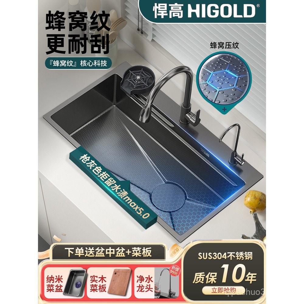 Sinki Dapur Sinki Basuh Sayur Sarang Lebah Slot Tunggal Isi Rumah ...